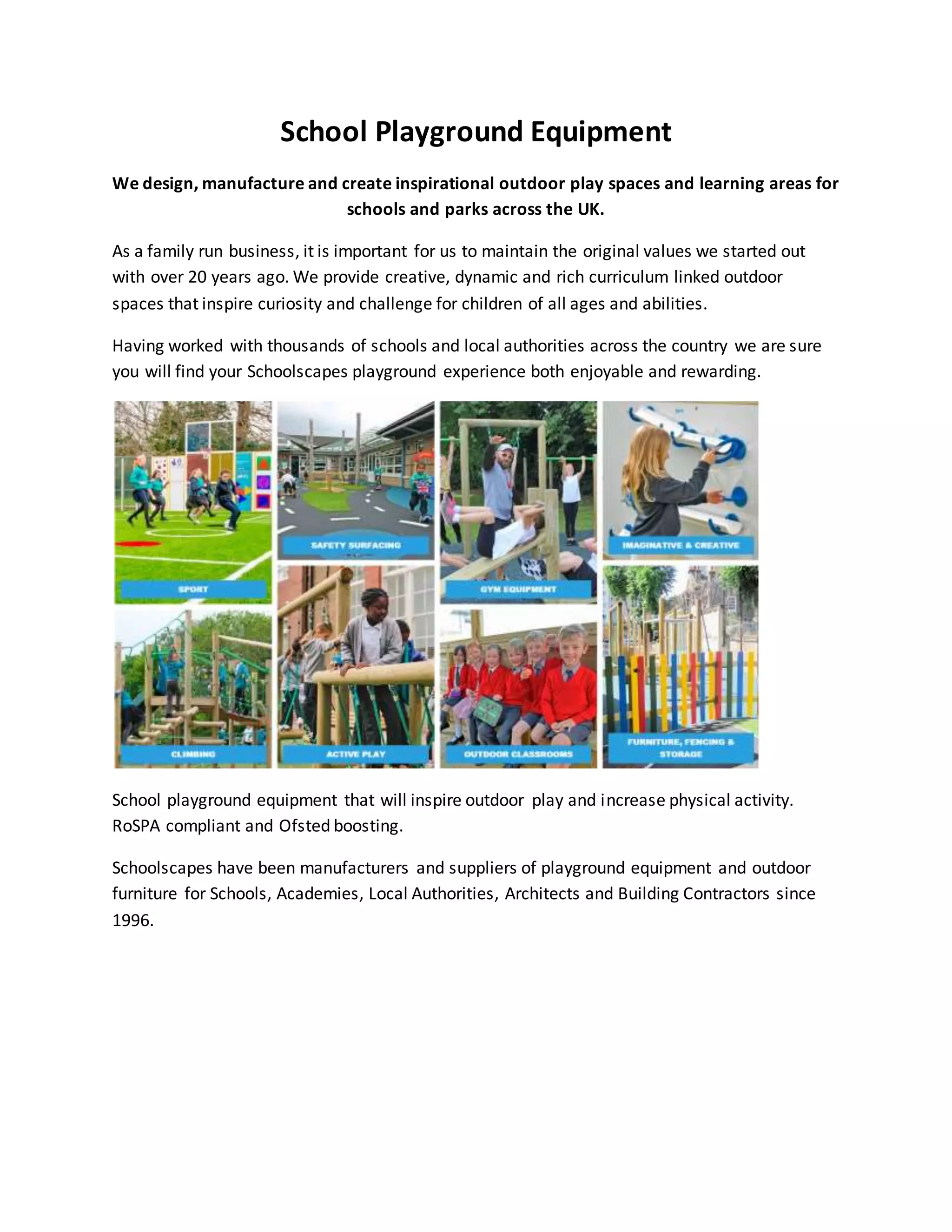 School playground equipment | PDF