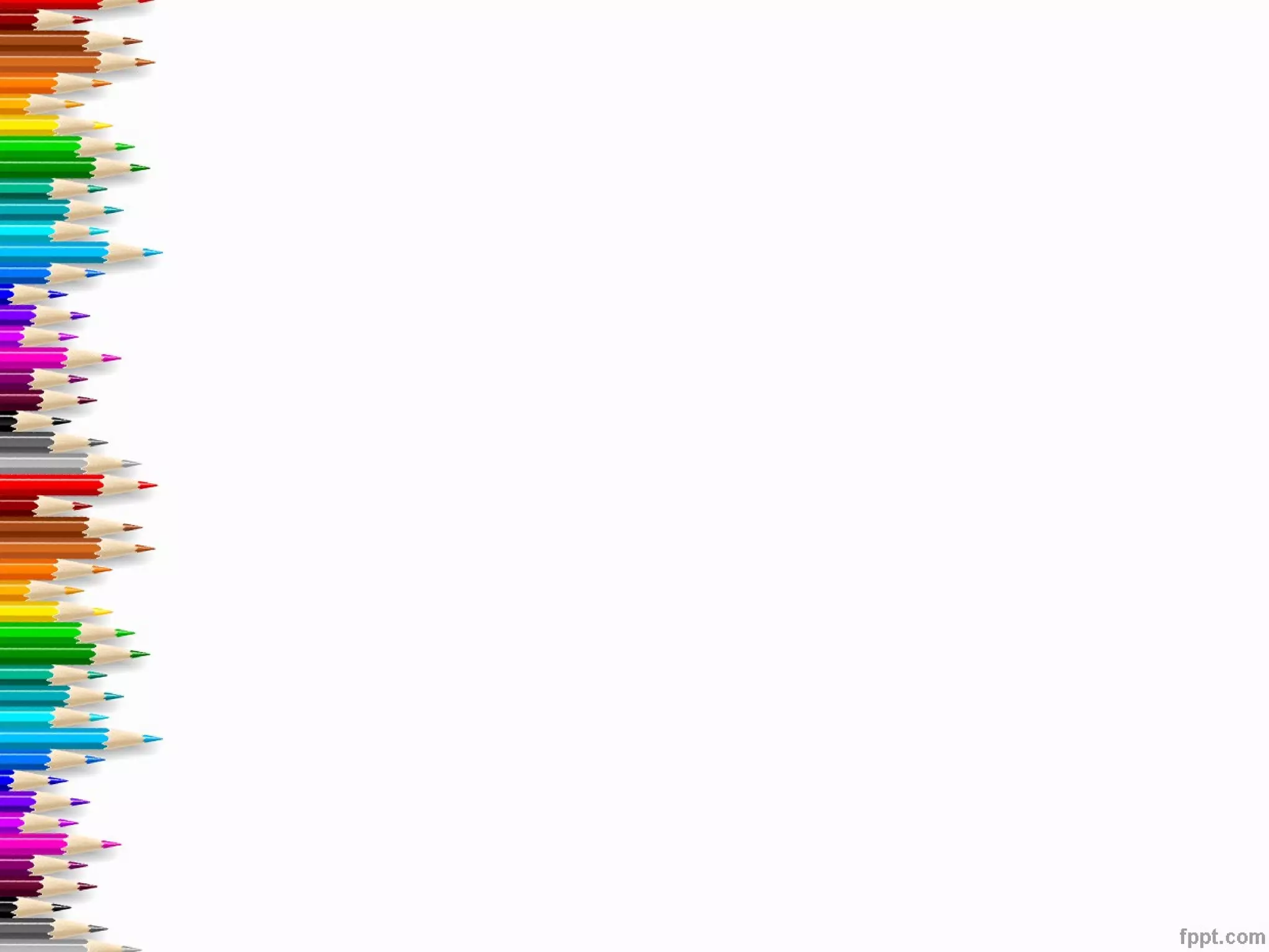 Colored Pencils Powerpoint Background for School Lectures/PPT ...