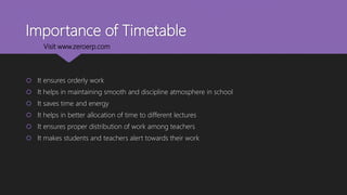 Timetable management software | PPTX | Computer Software and ...