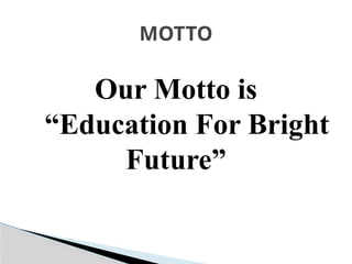 SCHOOL PRESENTATION. model school khtpptx | PPTX