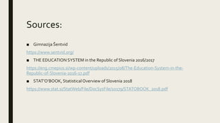 School presentation - Slovenia | PPTX