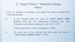 Aurel Vlaicu Highschool | PPTX
