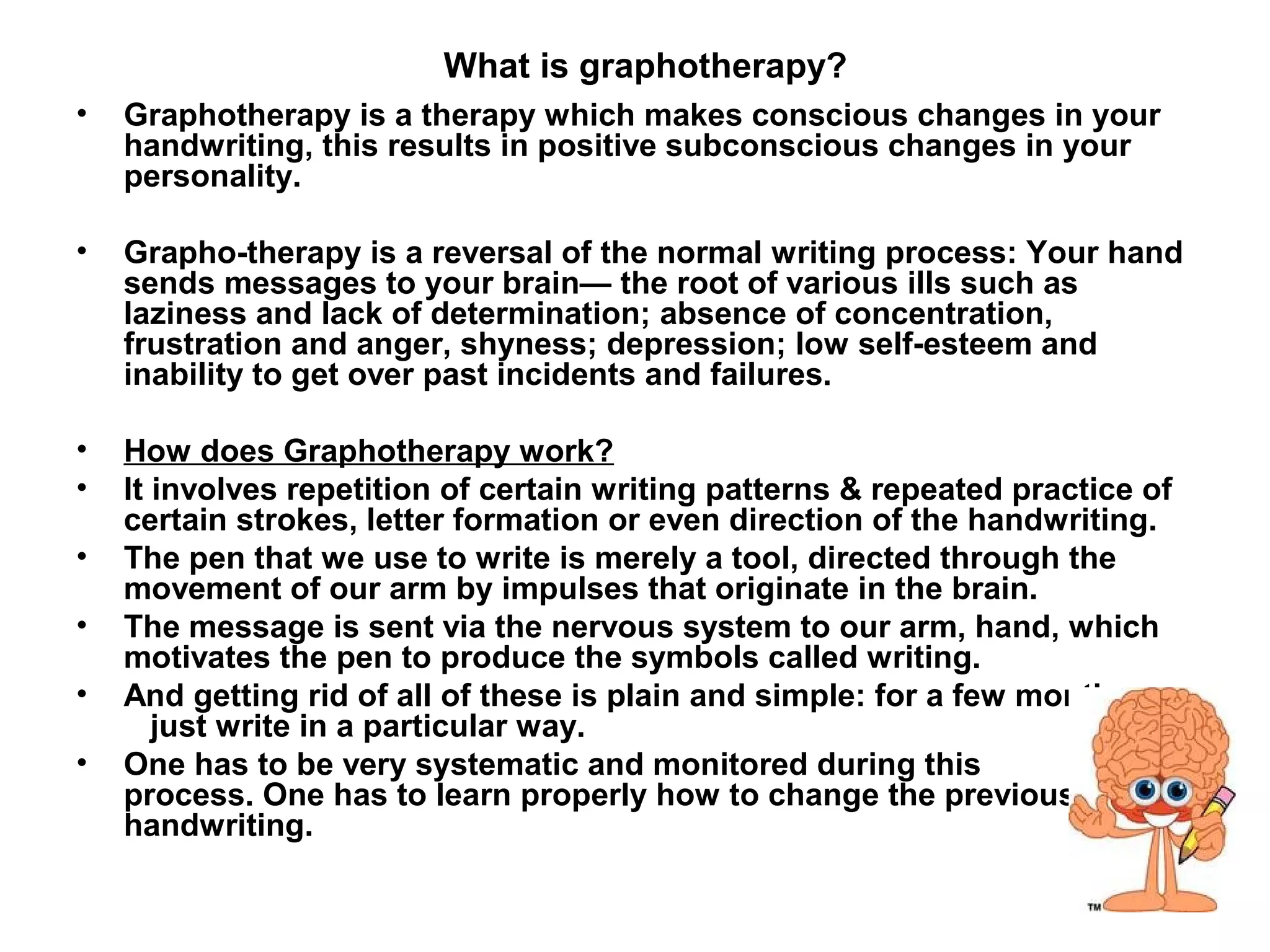 School presentation graphology | PPT