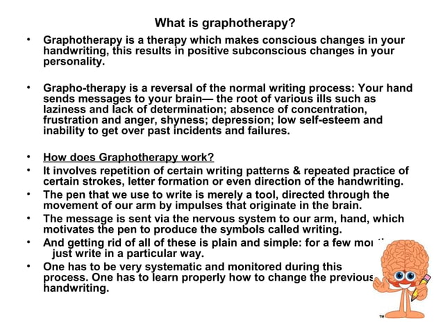 School presentation graphology | PPT
