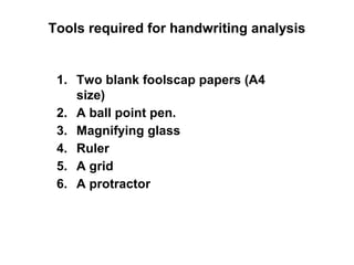 School presentation graphology | PPT