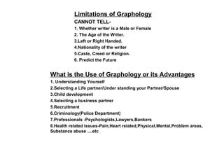 School presentation graphology | PPT