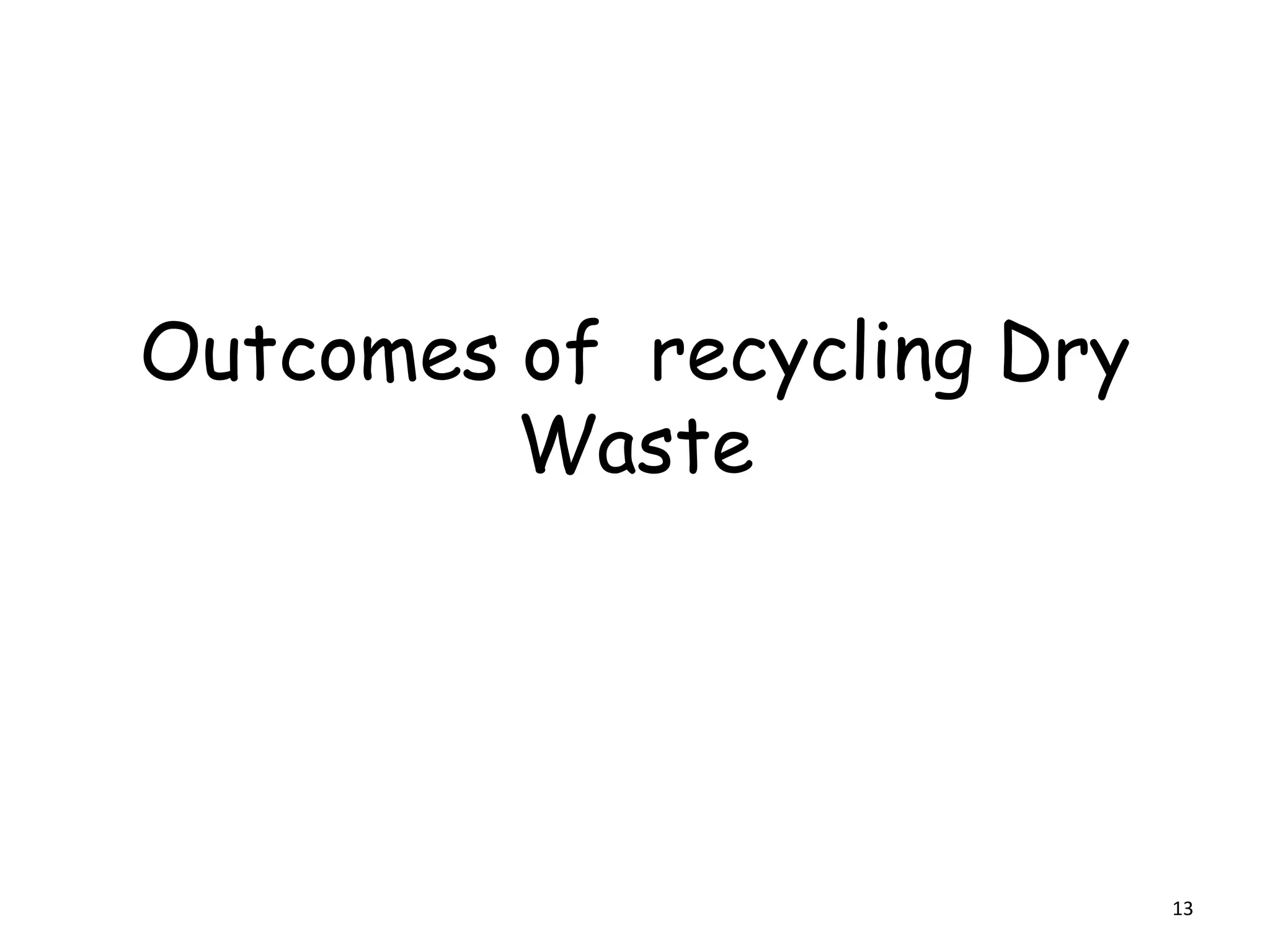 School presentation on wealth out of waste project ahmedabad, india | PPTX