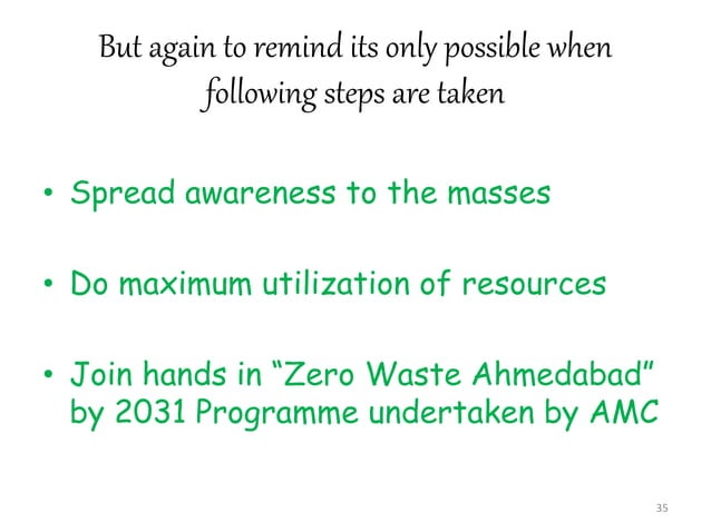 School presentation on wealth out of waste project ahmedabad, india | PPTX