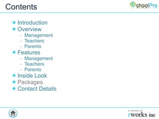 School pro - Web based management system | PPT