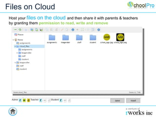 School pro - Web based management system | PPT