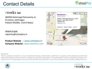 School pro - Web based management system | PPT