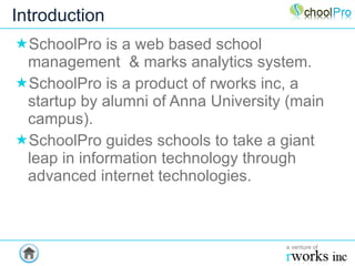 School pro - Web based management system | PPT
