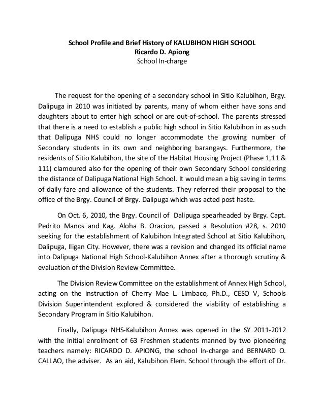 School Profile And Brief History Of Kalubihon High School school-profile-and-brief-history-of-kalubihon-high-school
