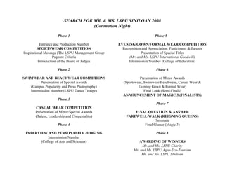 School Programme | PPT