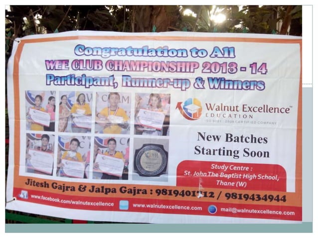 School Promotional Activities - WEE | PPTX