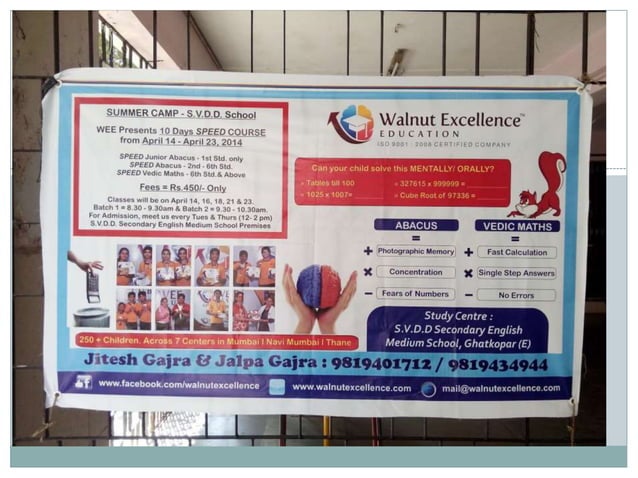School Promotional Activities - WEE | PPTX