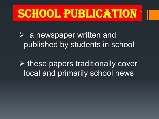 School Publication | PPTX