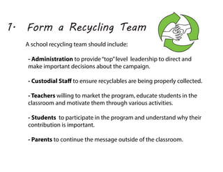 How to Build a Recycling Program | PDF