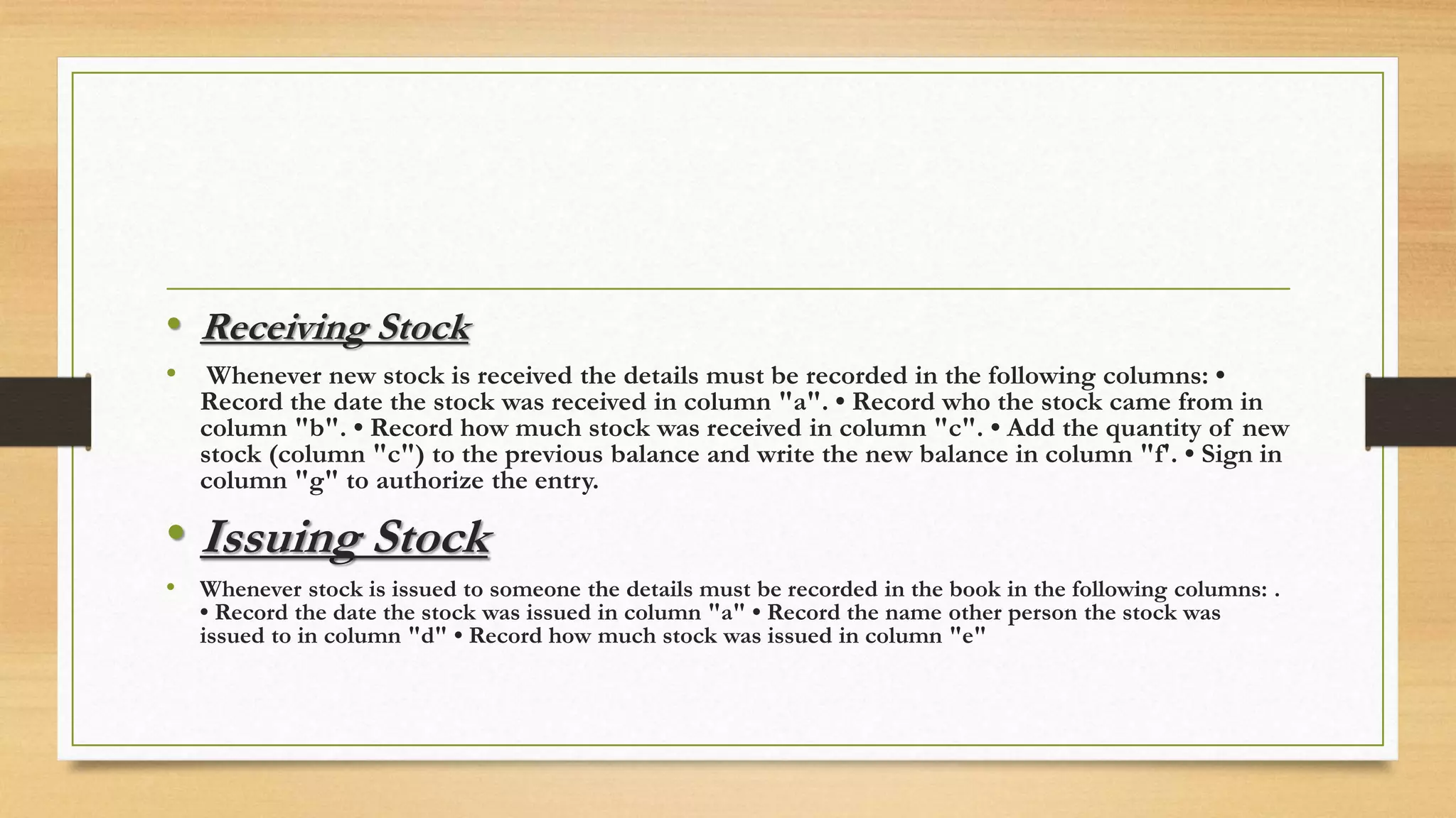 School registers & records | PPTX