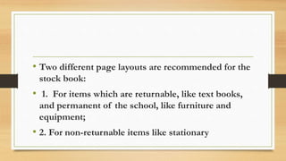 School registers & records | PPTX