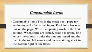 School registers & records | PPTX