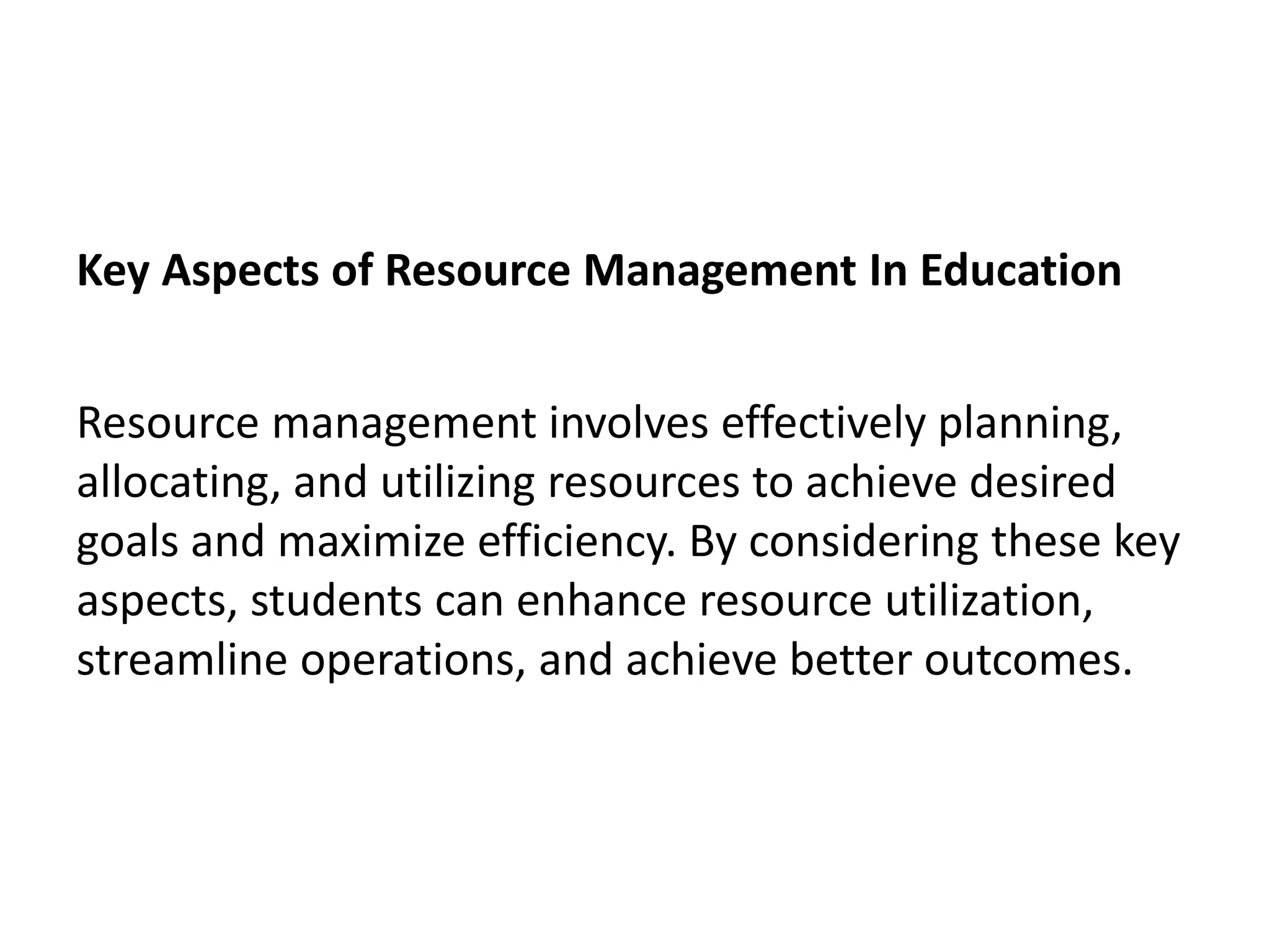 school resource management. pptx | PPTX