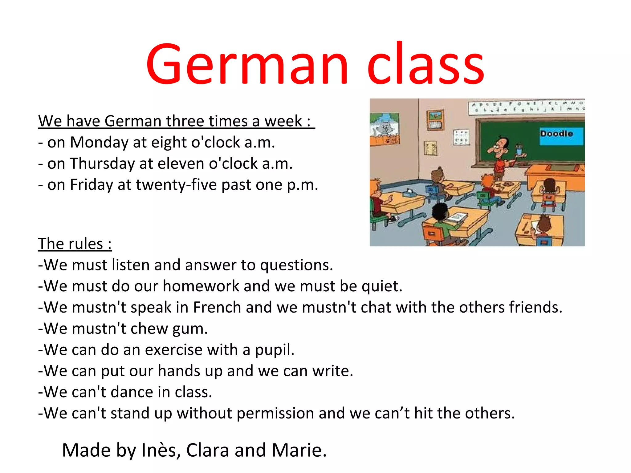 School routine | PPT