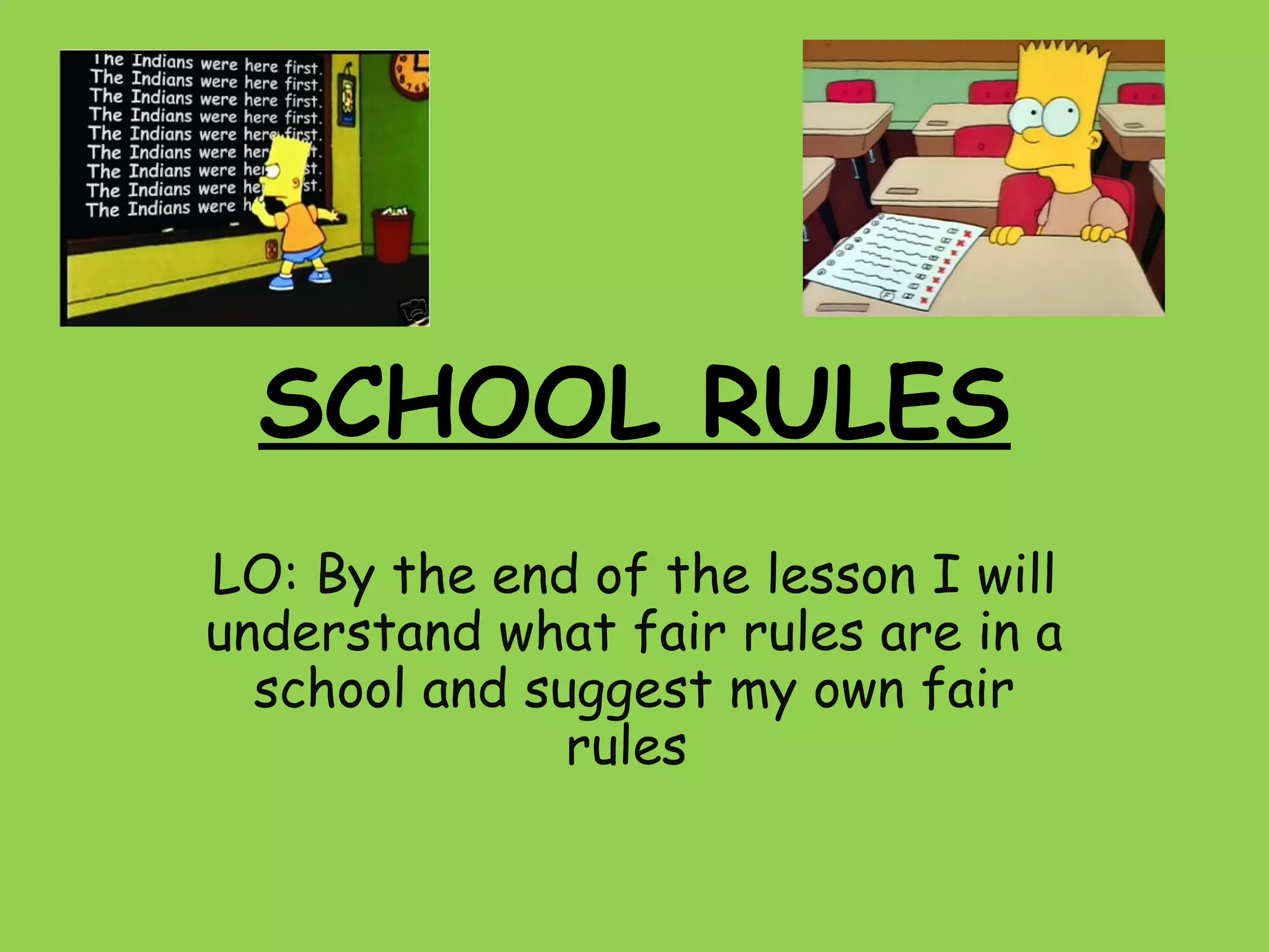 School rules | PPT