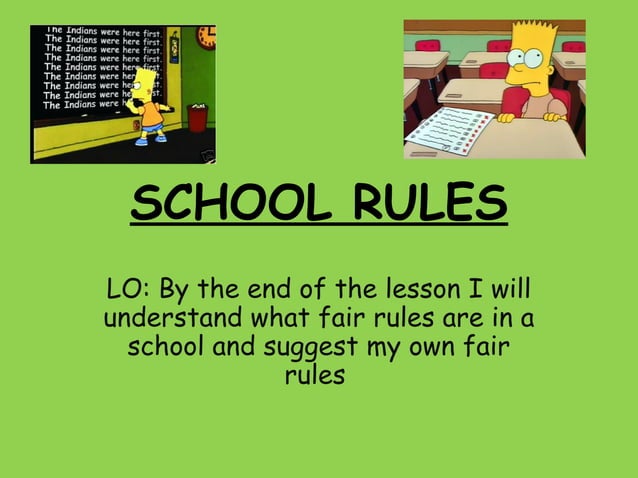 School rules | PPT
