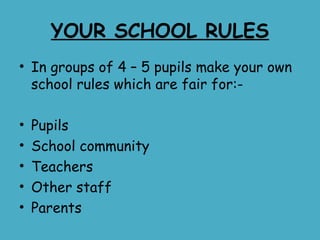 School rules | PPT