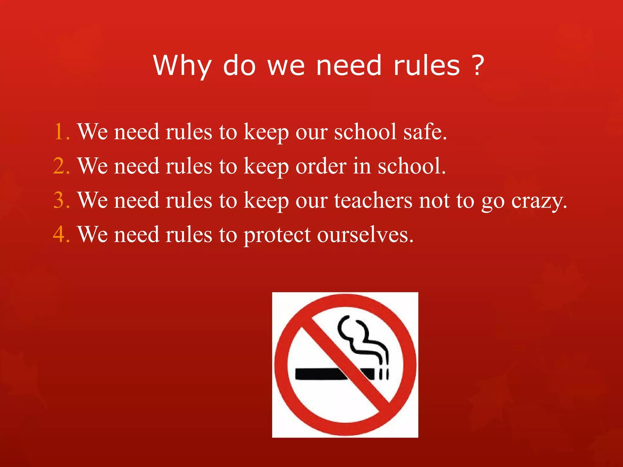 School Rules | ODP