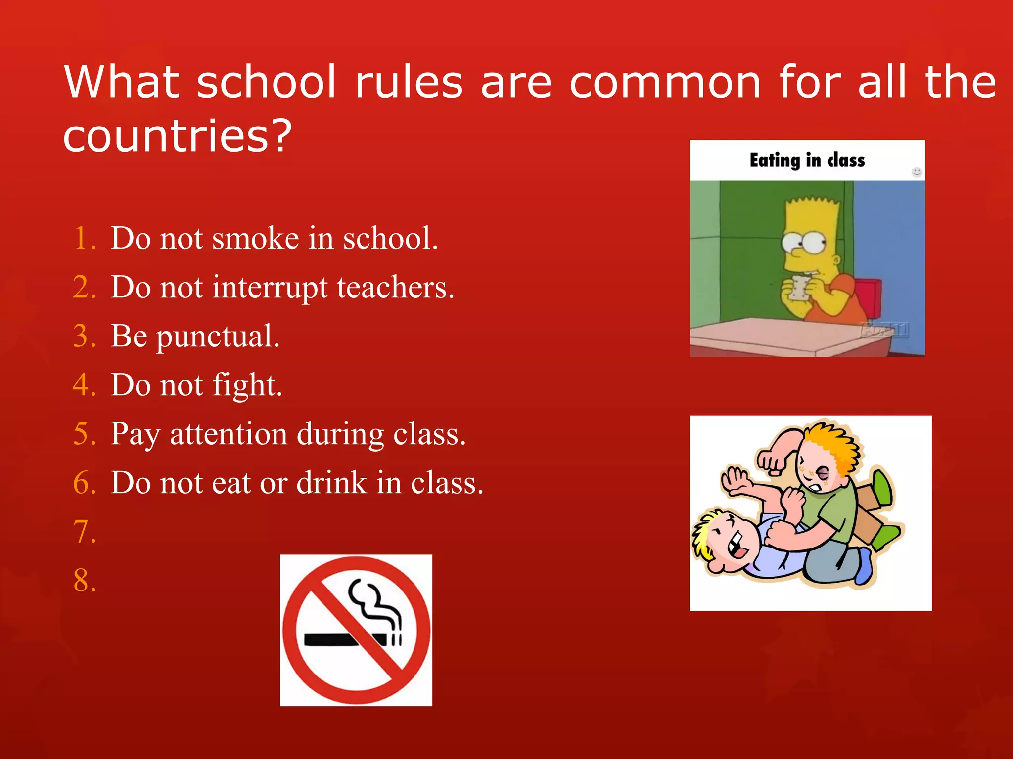 School Rules | ODP