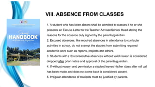 School Rules and Regulations based on Student Handbook.pptx
