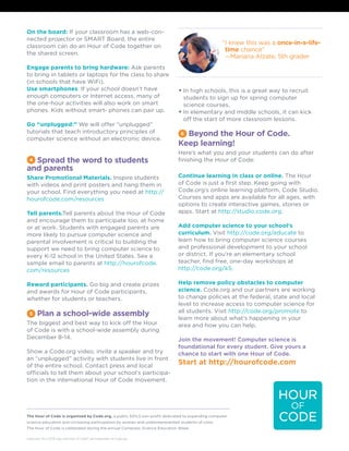 Schools handout | PDF