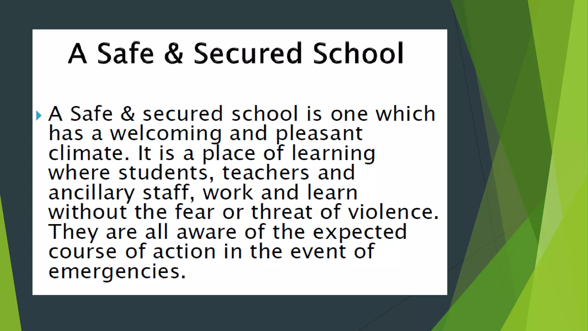 School safety | PPT