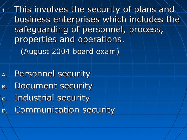 School safety and security management | PPT