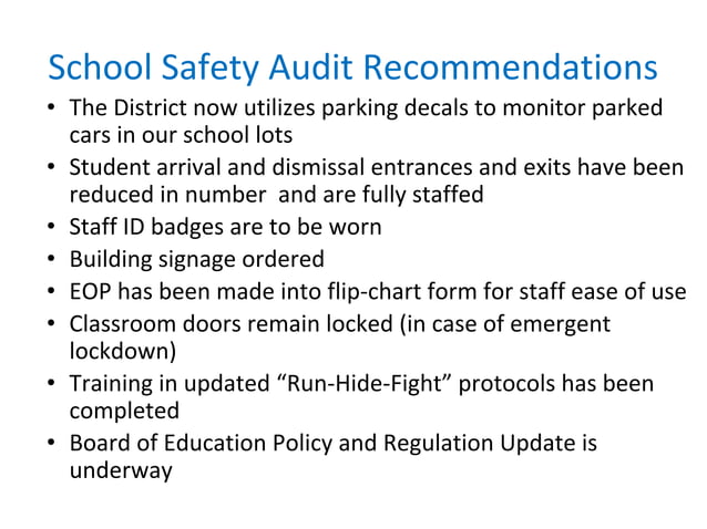 School Safety and Security PowerPoint November 2018.pdf | Special ...
