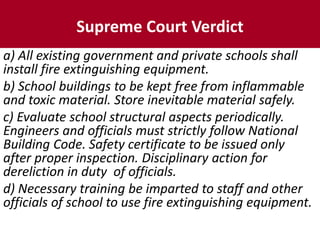 School Safety Dr W G Prasanna Kumar Professor Climate and Disaster ...