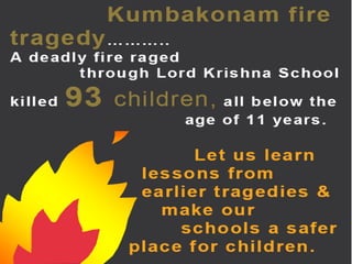 School Safety Dr W G Prasanna Kumar Professor Climate and Disaster ...