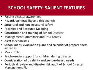 School Safety Dr W G Prasanna Kumar Professor Climate and Disaster ...