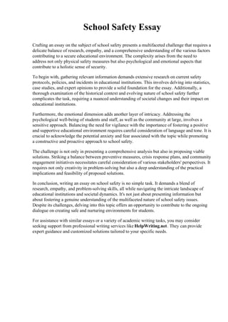 School Safety Essay.pdf