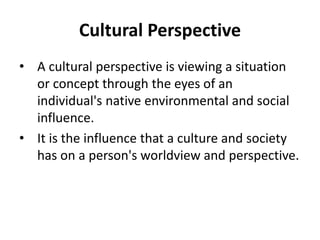 Schools and perspectives in psychology | PPTX