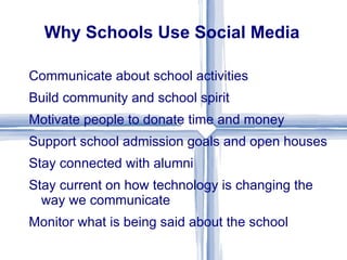 Schools And Social Media Presentation | ODP
