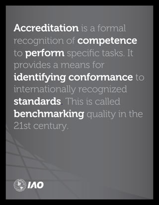 IAO - Accreditation for schools. | PDF