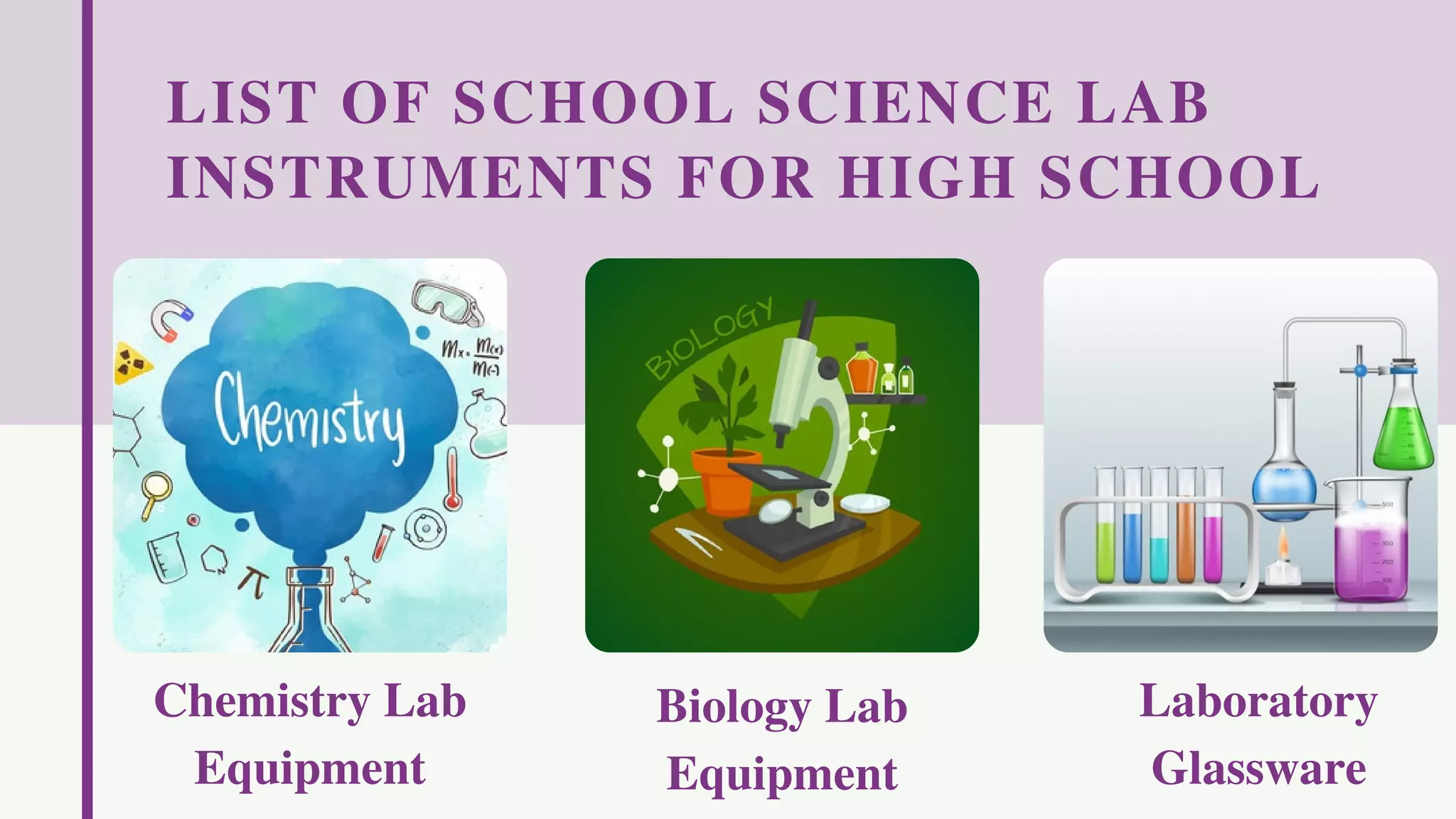 List of School Science Lab Equipment | PPT