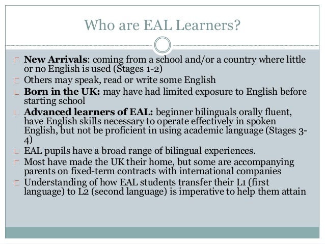 Schools Direct EAL training