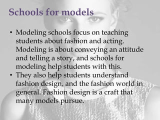 Schools for models | PPTX