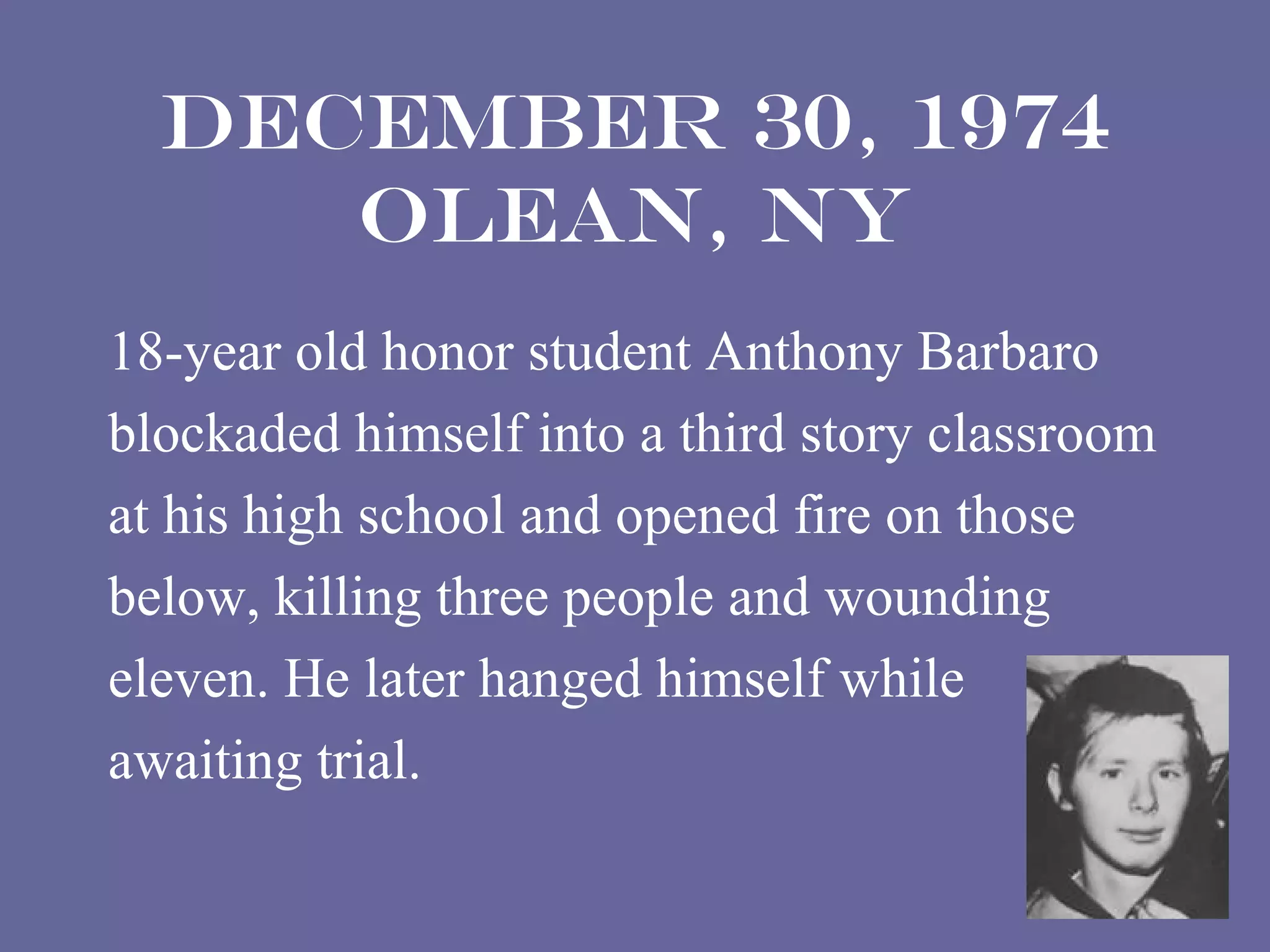 School shooting information and timeline slideshare | PPT