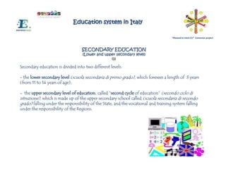 School sistem in italy | PPTX