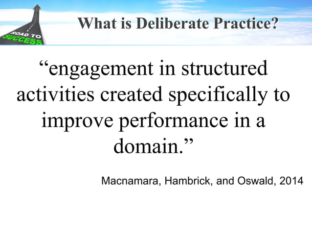 Deliberate Practice Growth Targets | PDF | Professional School ...